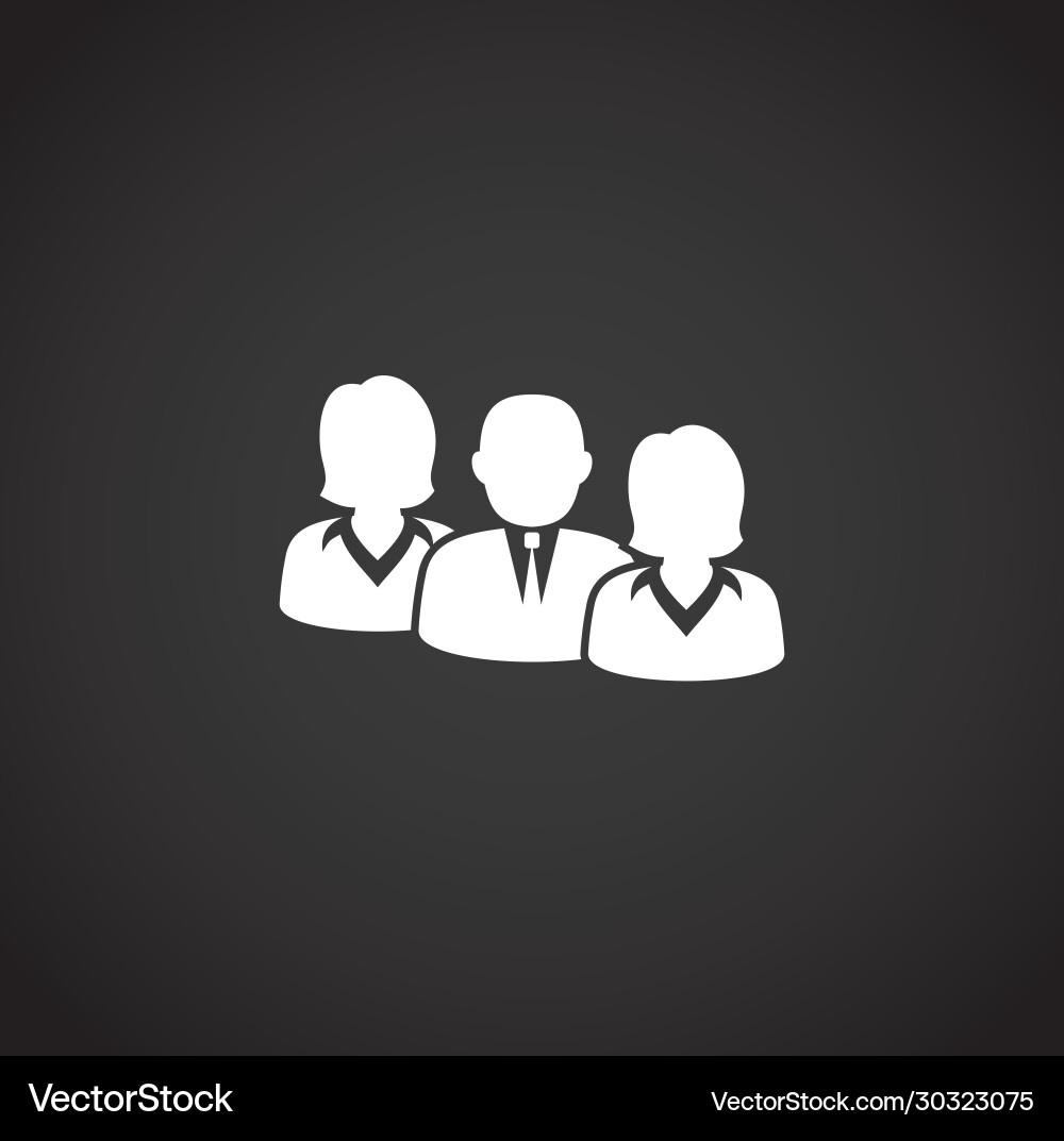 Business people related icon on background Vector Image
