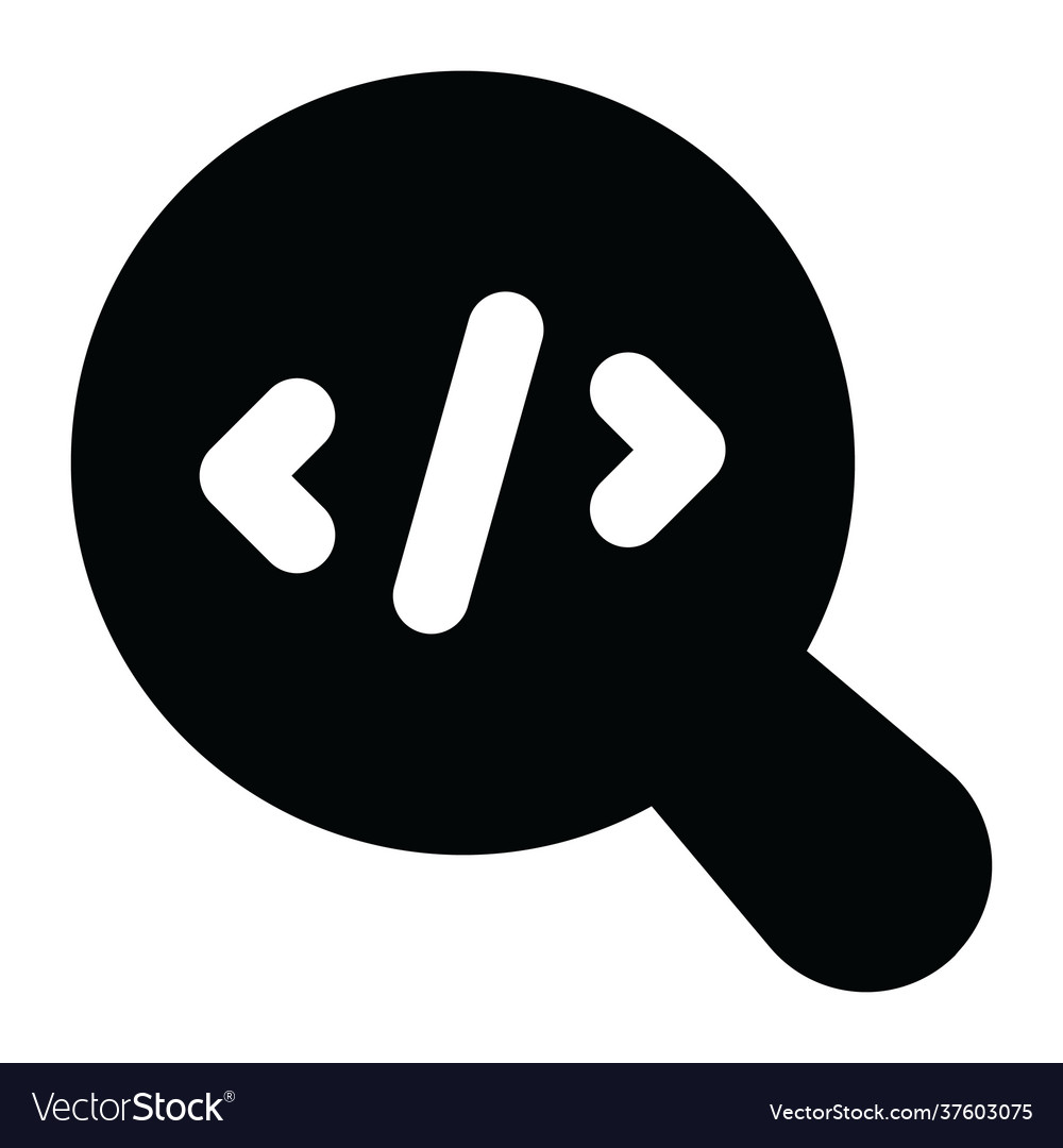 Code search Royalty Free Vector Image - VectorStock