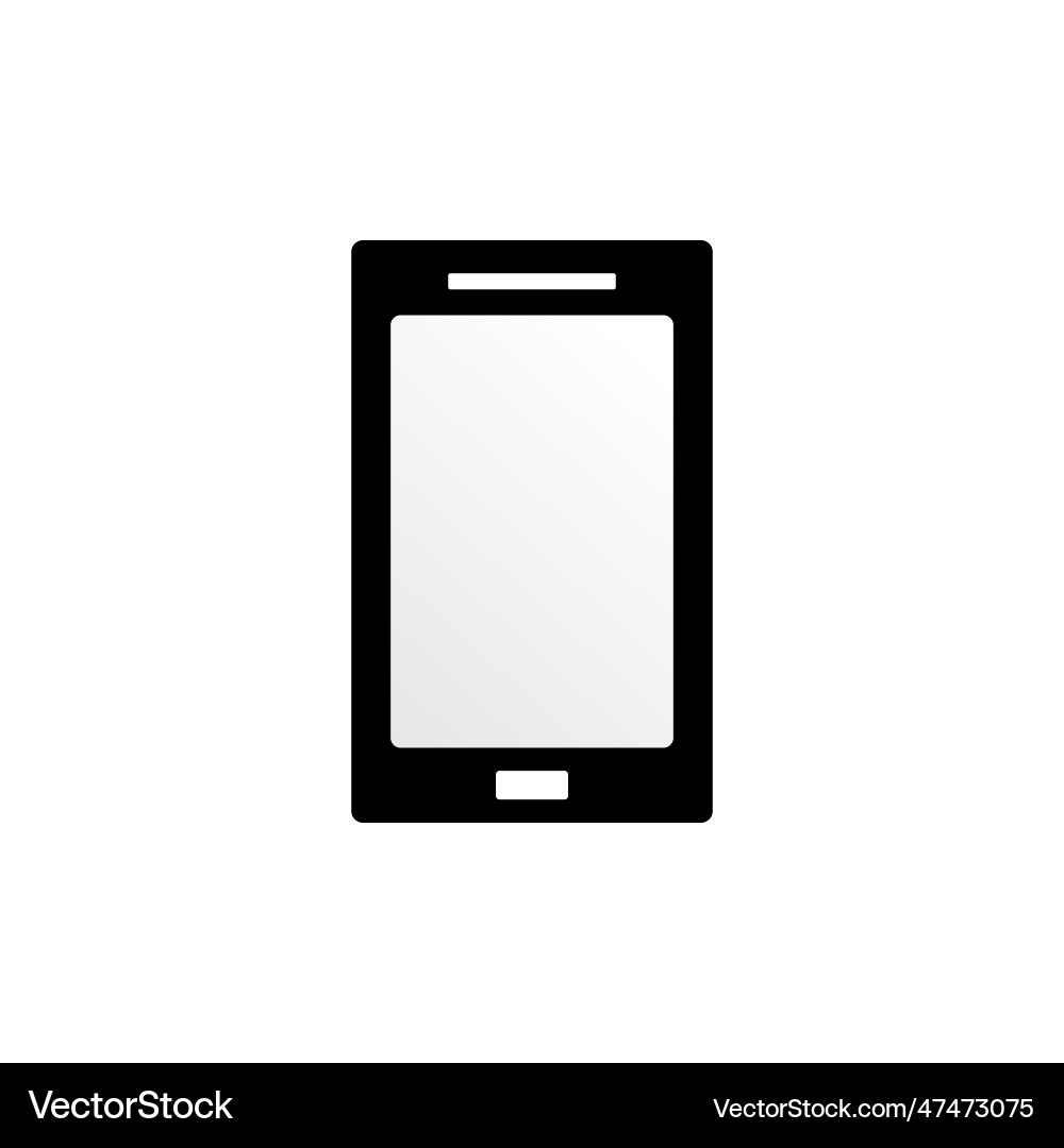 Mobile phone icon smartphone symbol logo Vector Image