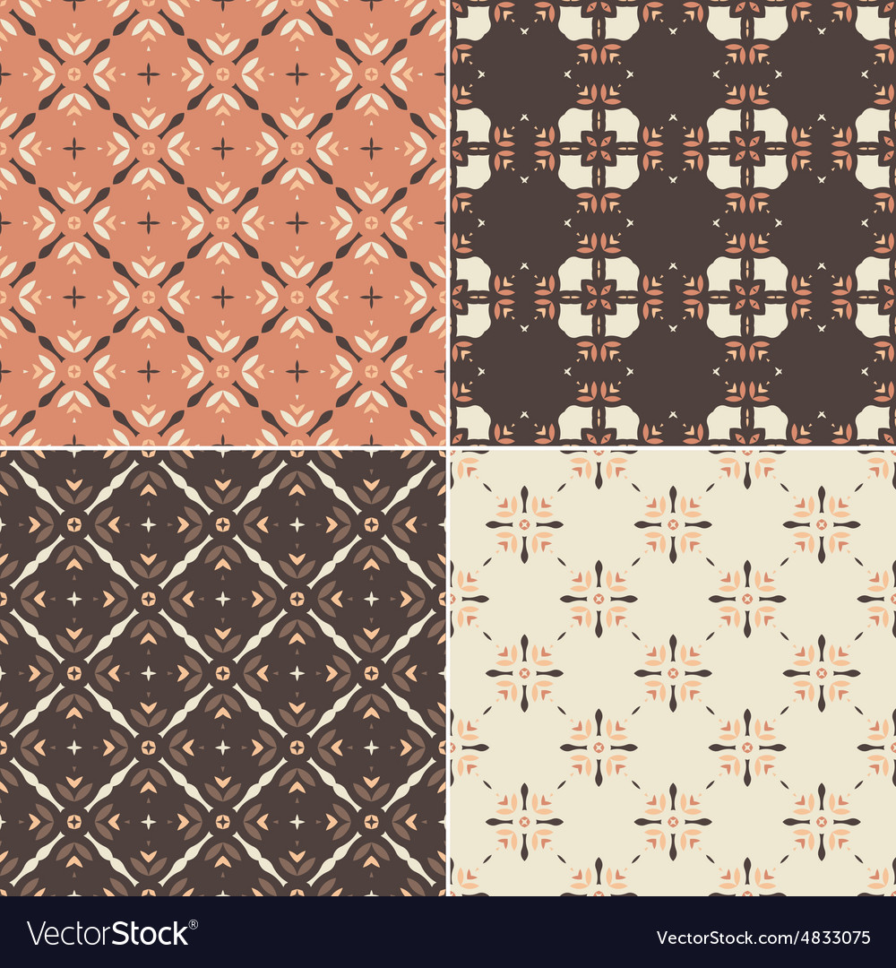 Pattern set Royalty Free Vector Image - VectorStock
