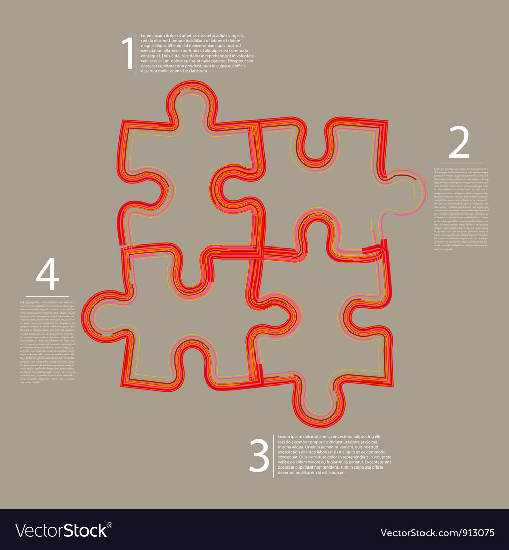Puzzle background Royalty Free Vector Image - VectorStock