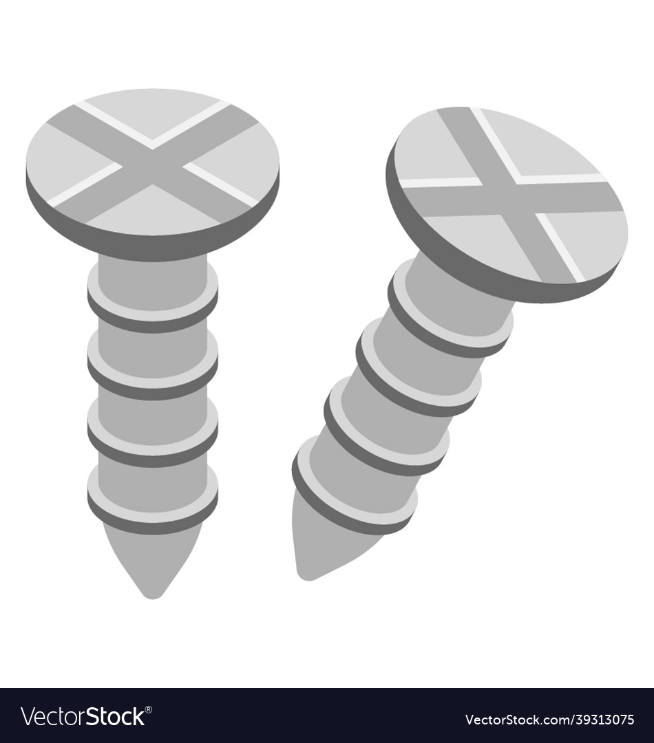 Screw Royalty Free Vector Image - VectorStock