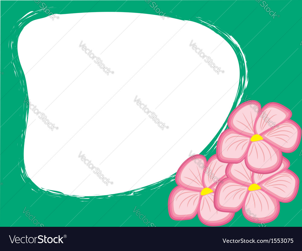 Spring frame Royalty Free Vector Image - VectorStock