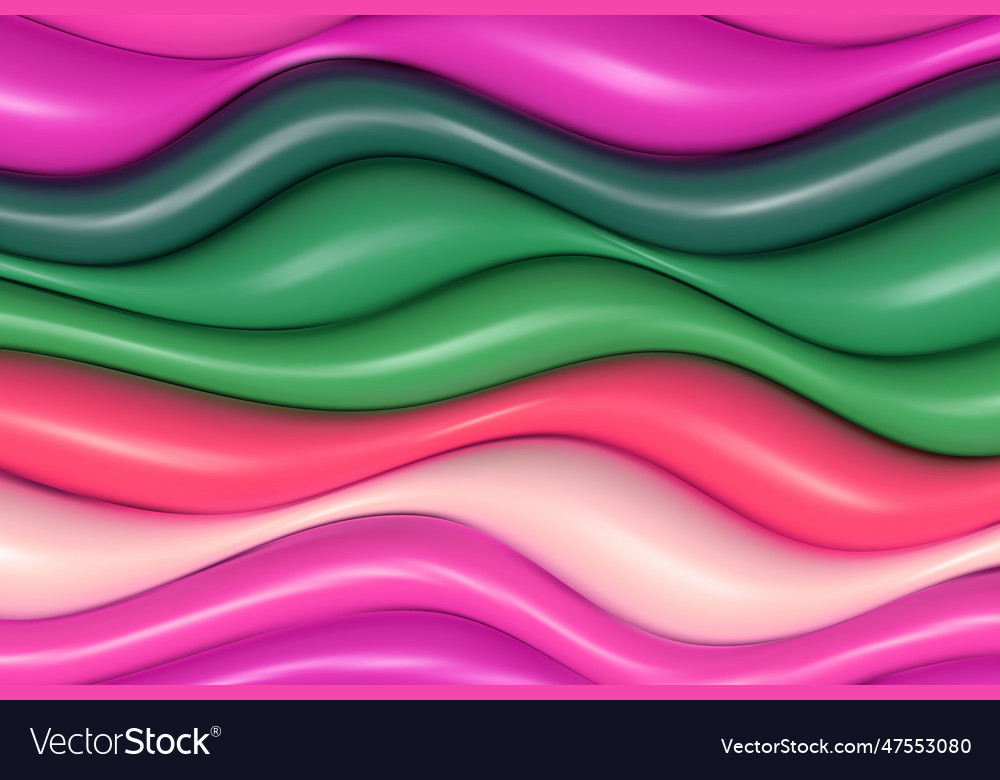 Colorful abstract background wavy lines Royalty Free Vector