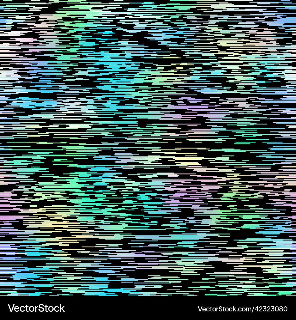 Image with imitation of grunge datamoshing Vector Image