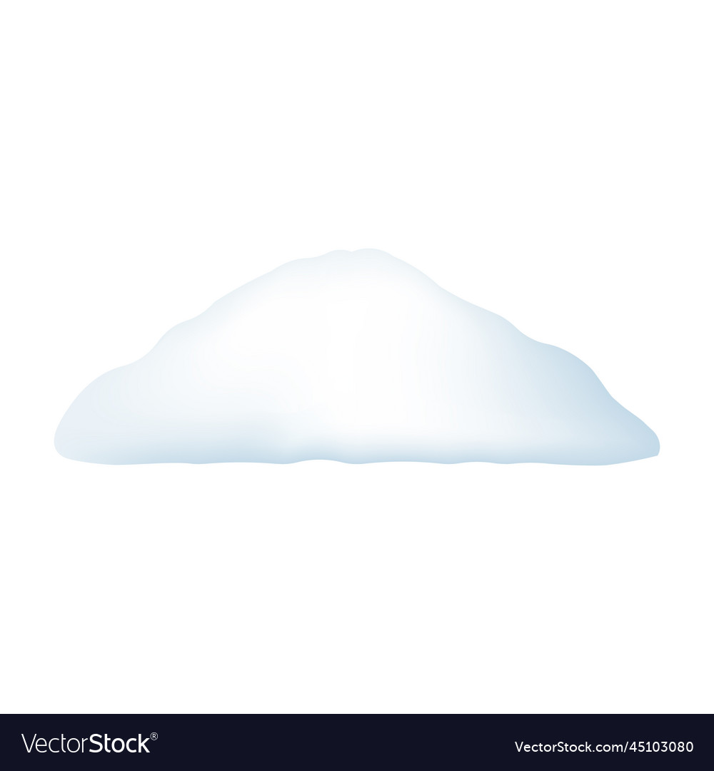Snow drift Royalty Free Vector Image - VectorStock