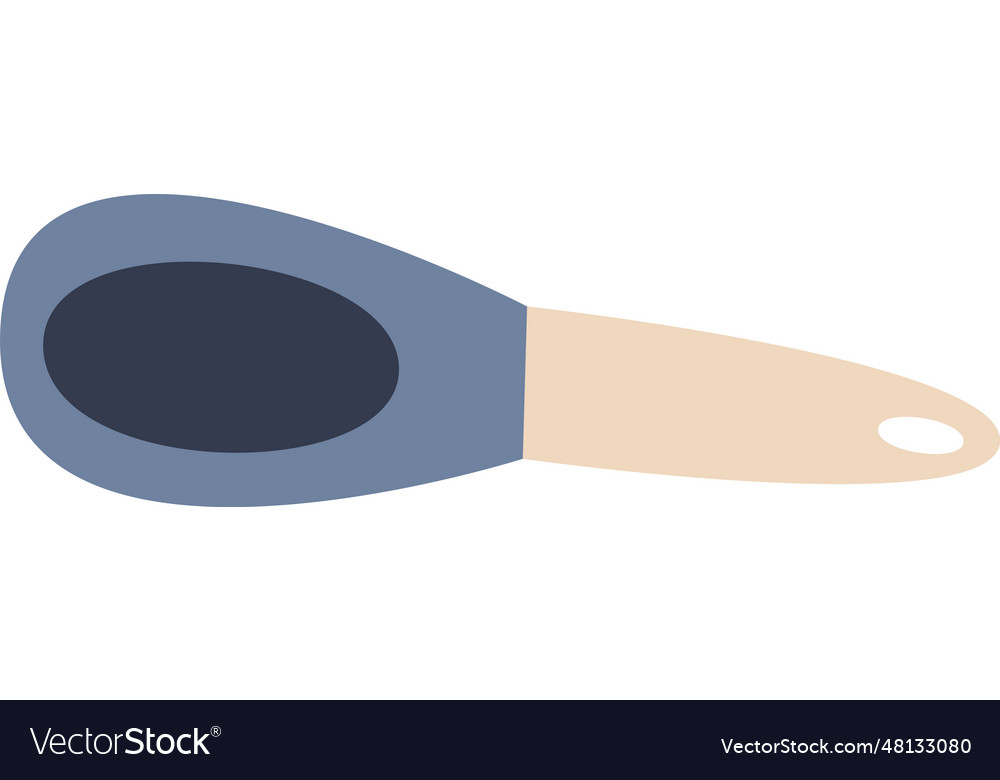 Spoon ceramic tableware Royalty Free Vector Image