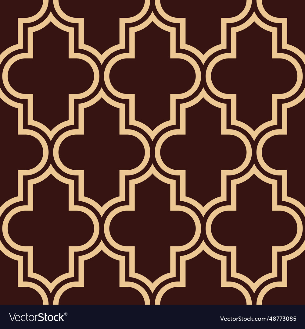 Arabic geometric seamless pattern moroccan Vector Image