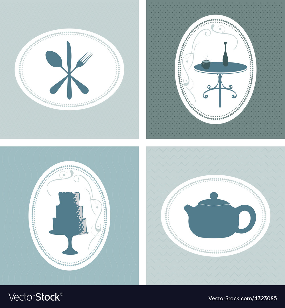 Cafe background Royalty Free Vector Image - VectorStock