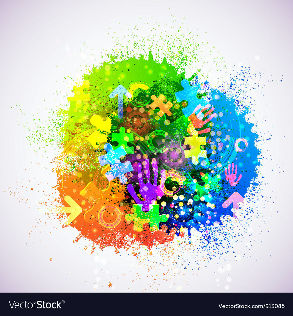 Creative abstract background Royalty Free Vector Image