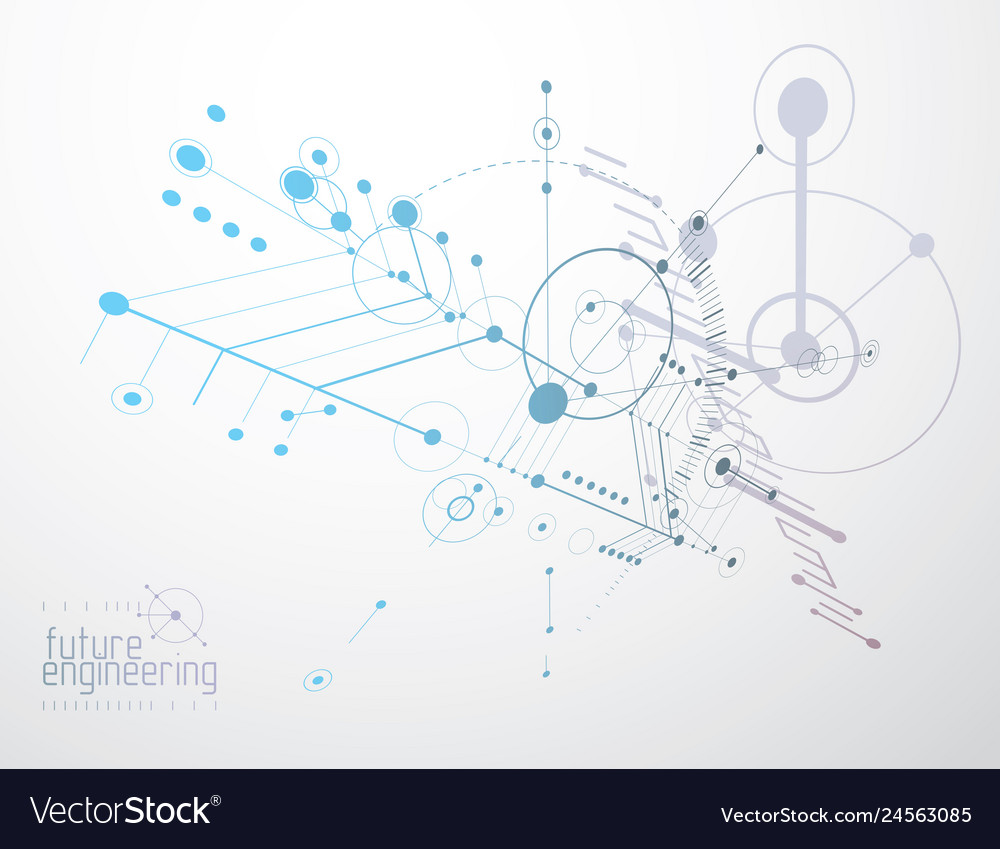 Engineering technology wallpaper made Royalty Free Vector