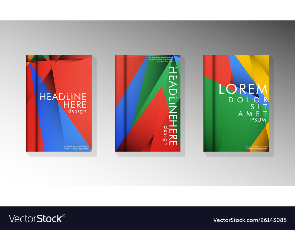 Gradient minimal geometric pattern design Vector Image