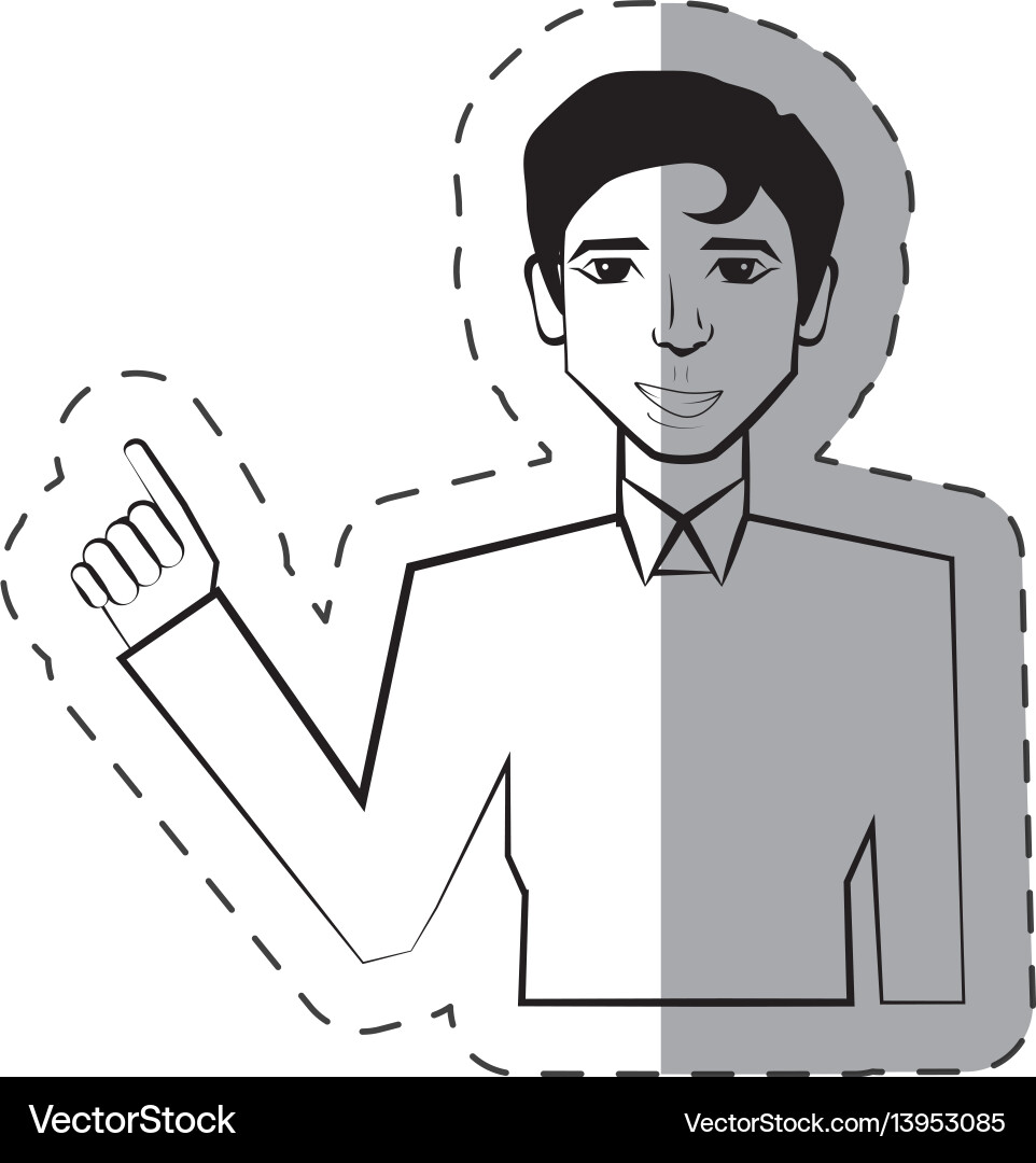 Man people male character Royalty Free Vector Image