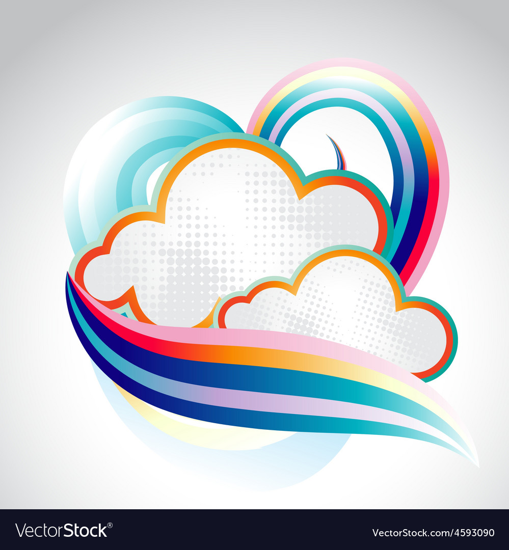 Abstract cloud Royalty Free Vector Image - VectorStock