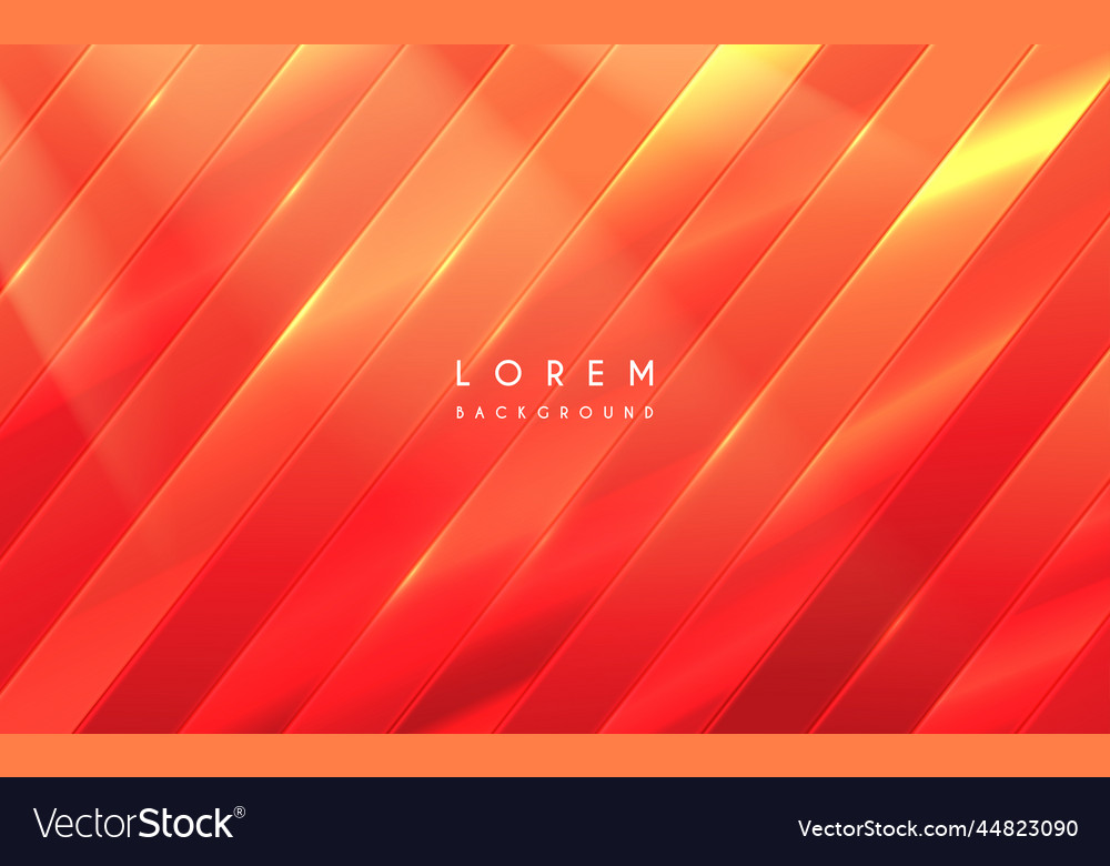 Abstract red lines background with light effect Vector Image