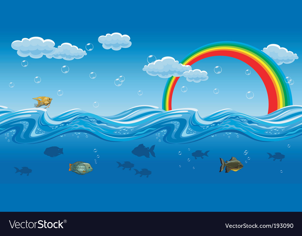 Ocean Royalty Free Vector Image - VectorStock