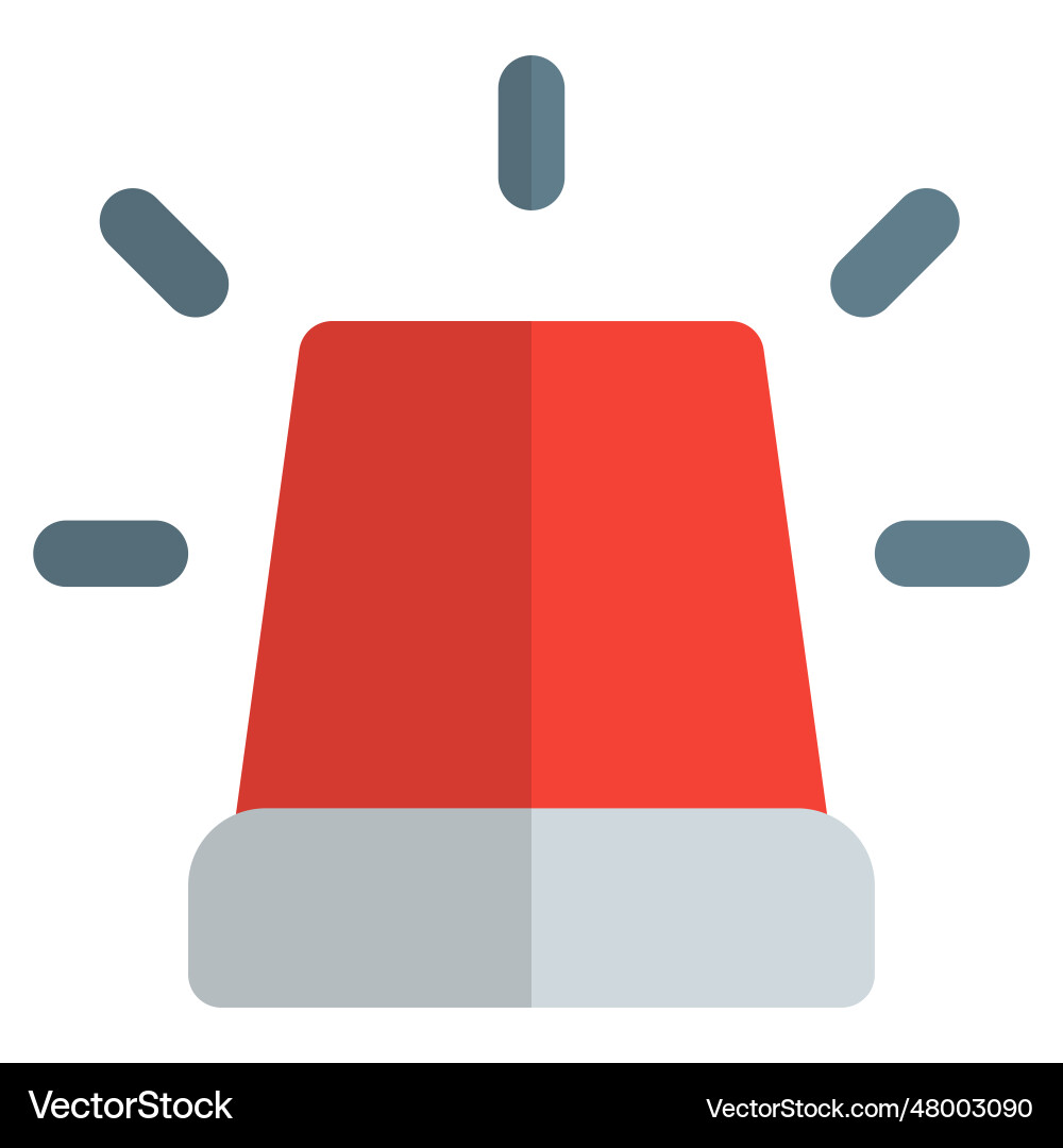 Siren a device used for emergency announcement Vector Image