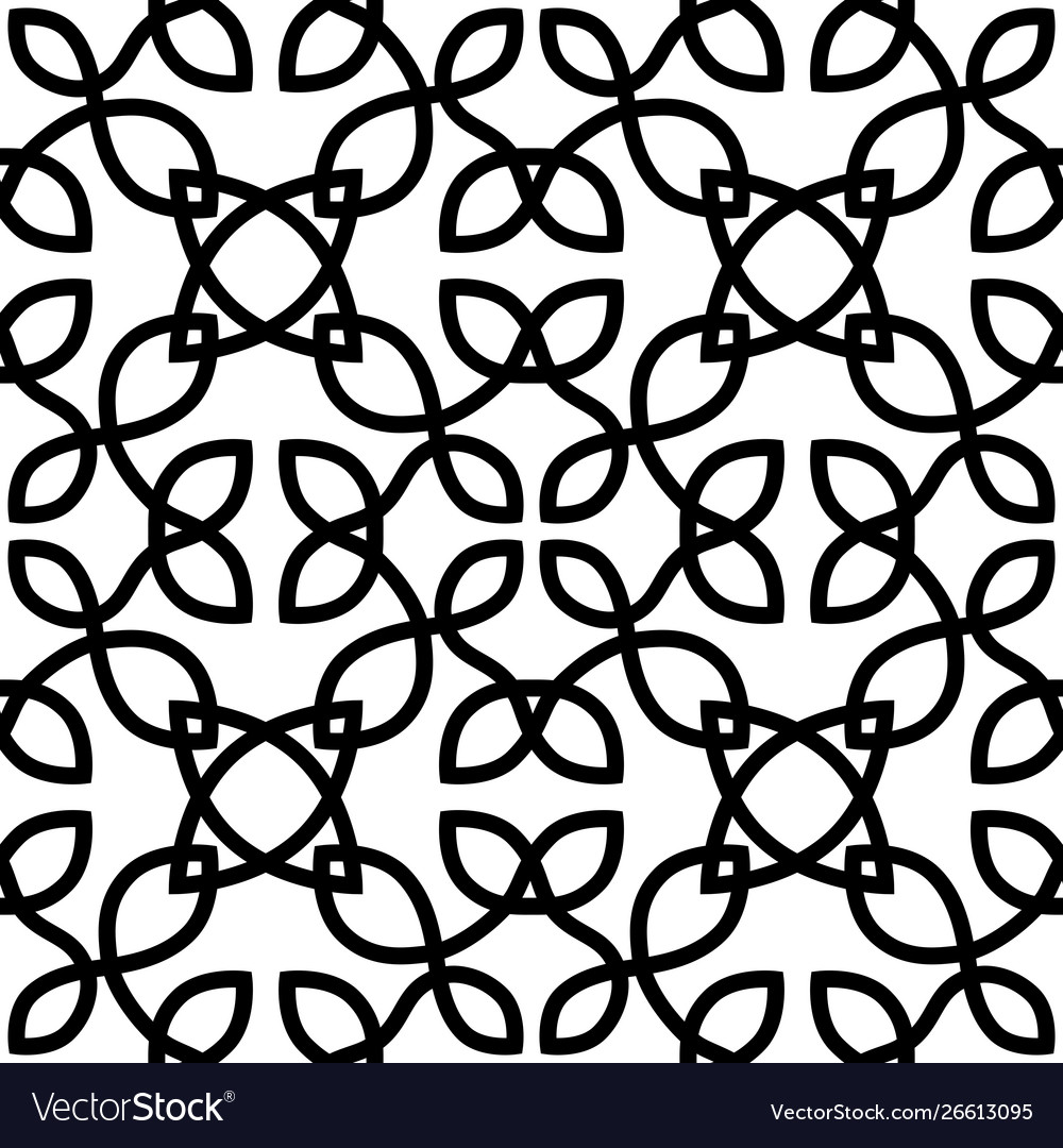 Abstract seamless lines pattern background Vector Image