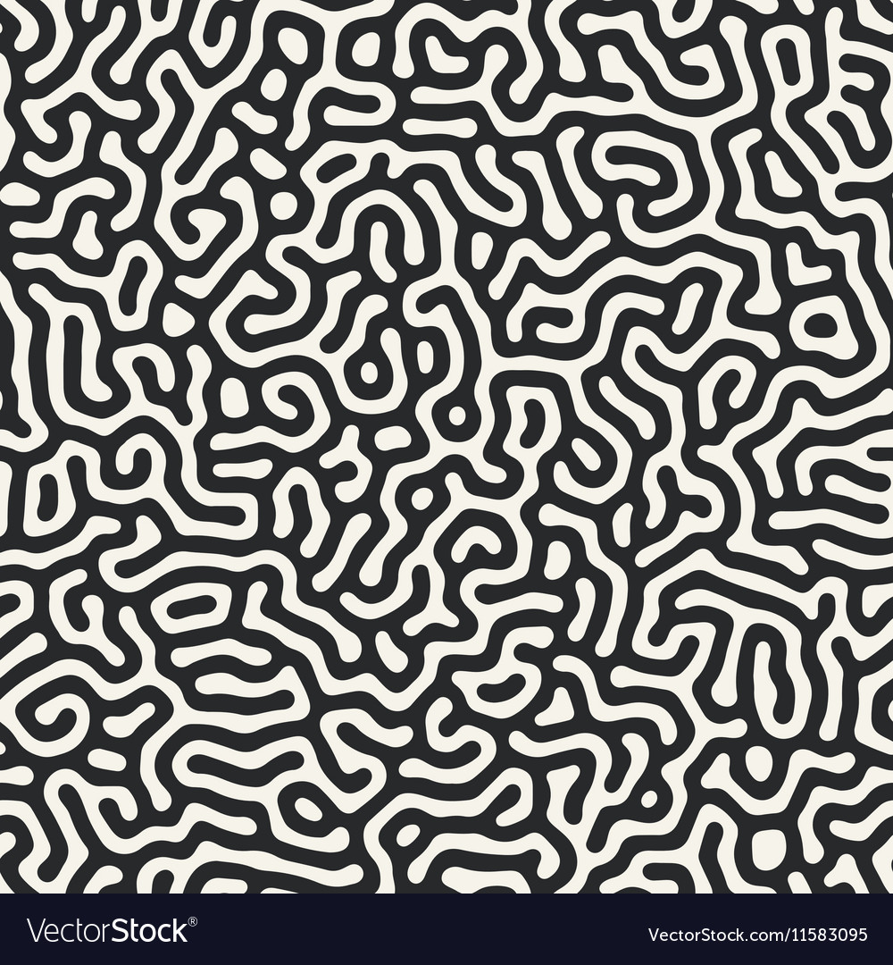 Diffusion reaction seamless pattern Royalty Free Vector