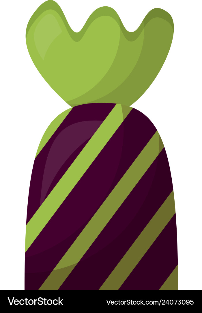 Halloween sweet candy isolated icon Royalty Free Vector