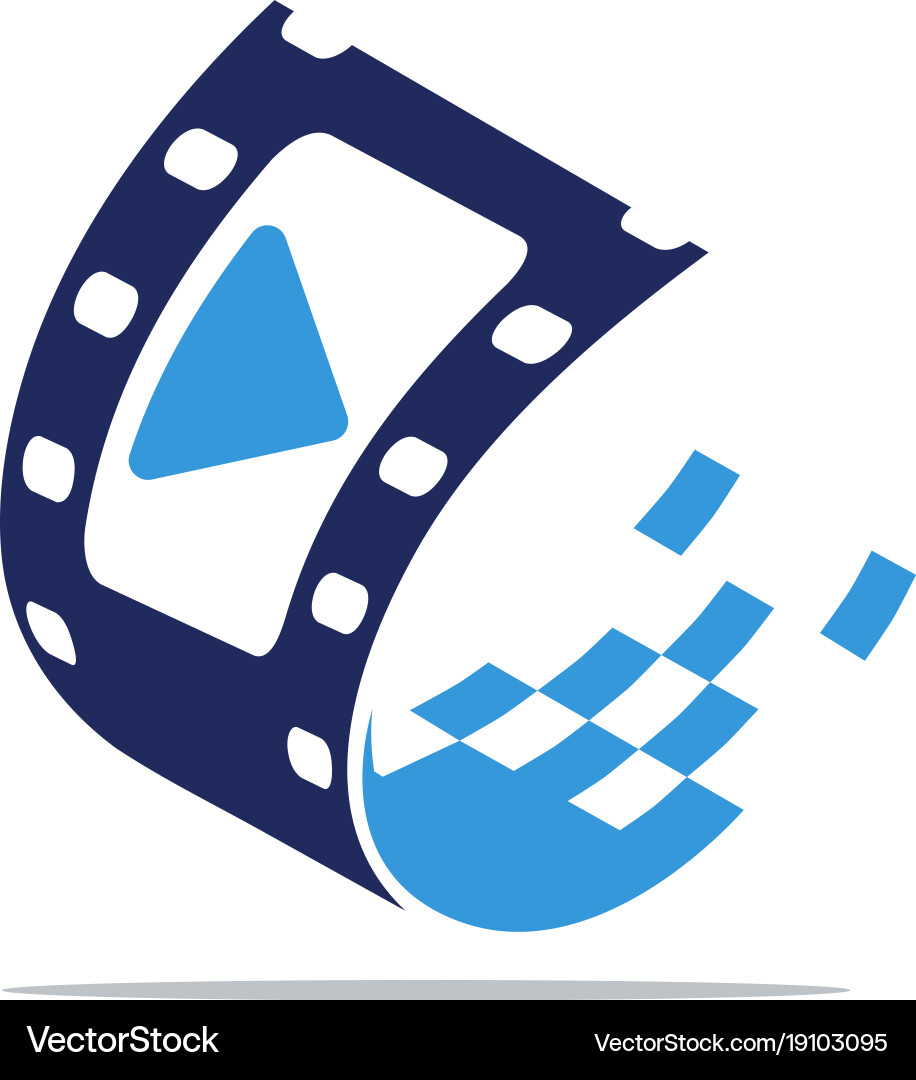 Logo icon for digital business Royalty Free Vector Image