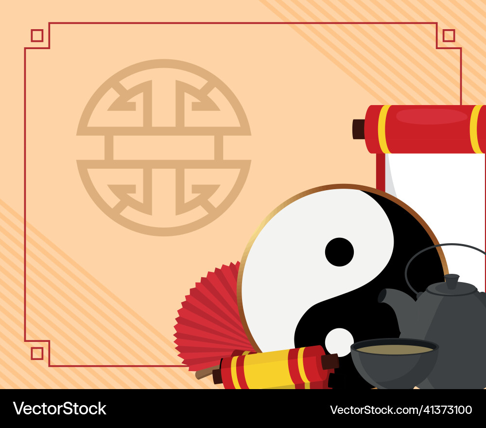 Chinese culture and tradition Royalty Free Vector Image
