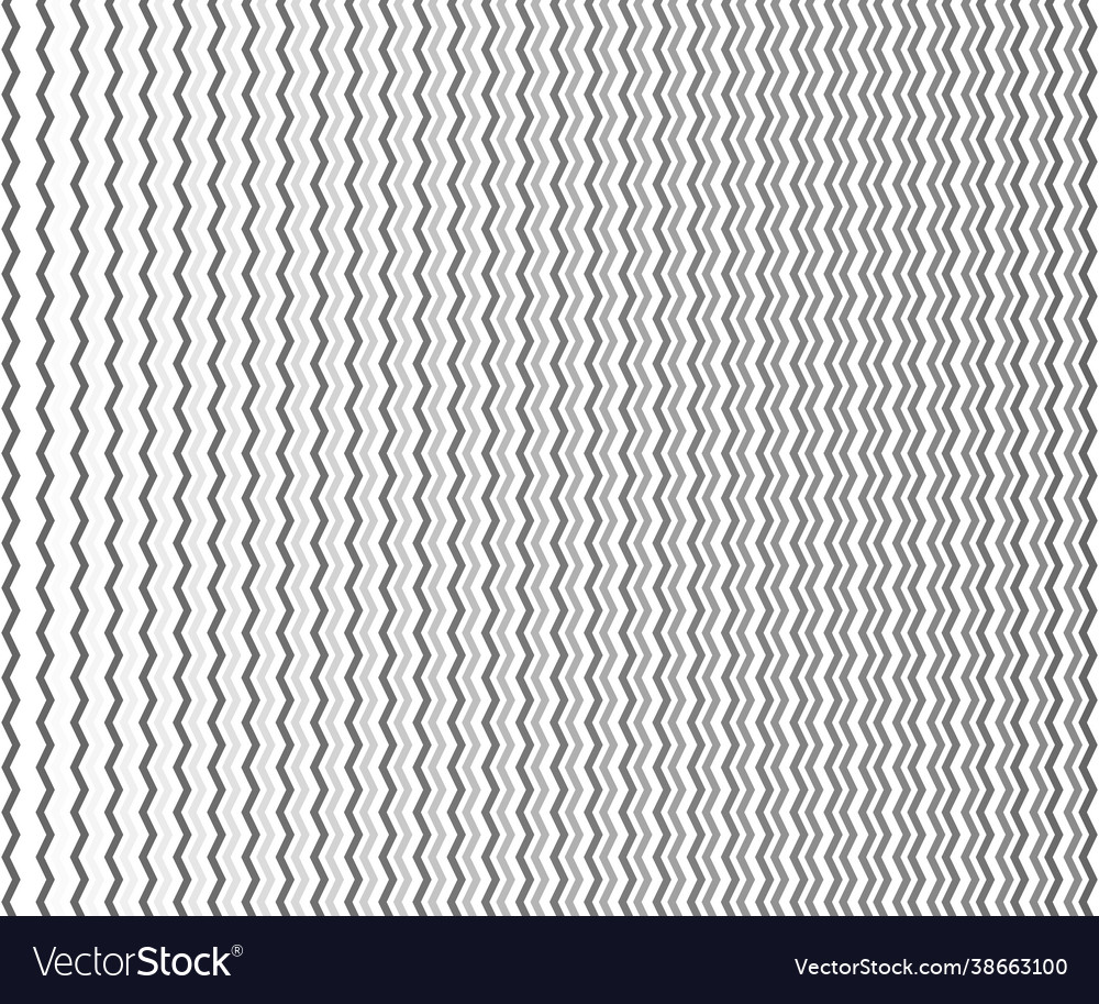 Wave zigzag lines pattern black wavy line Vector Image