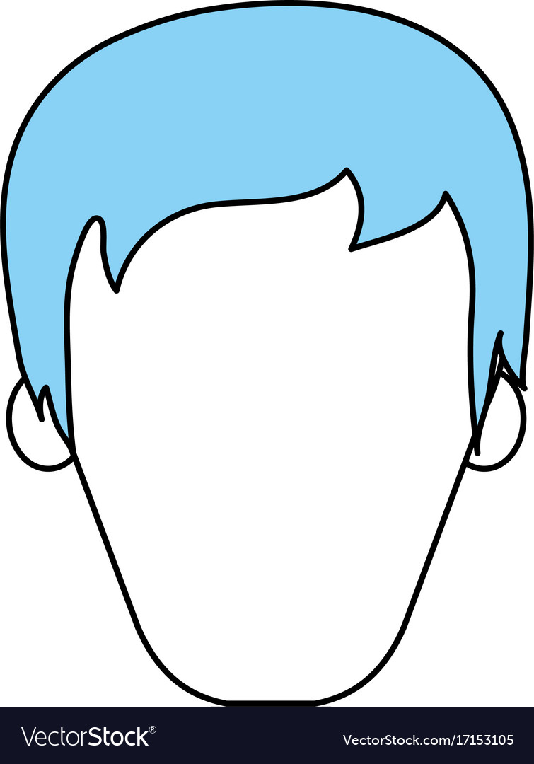 Isolated boy head design Royalty Free Vector Image