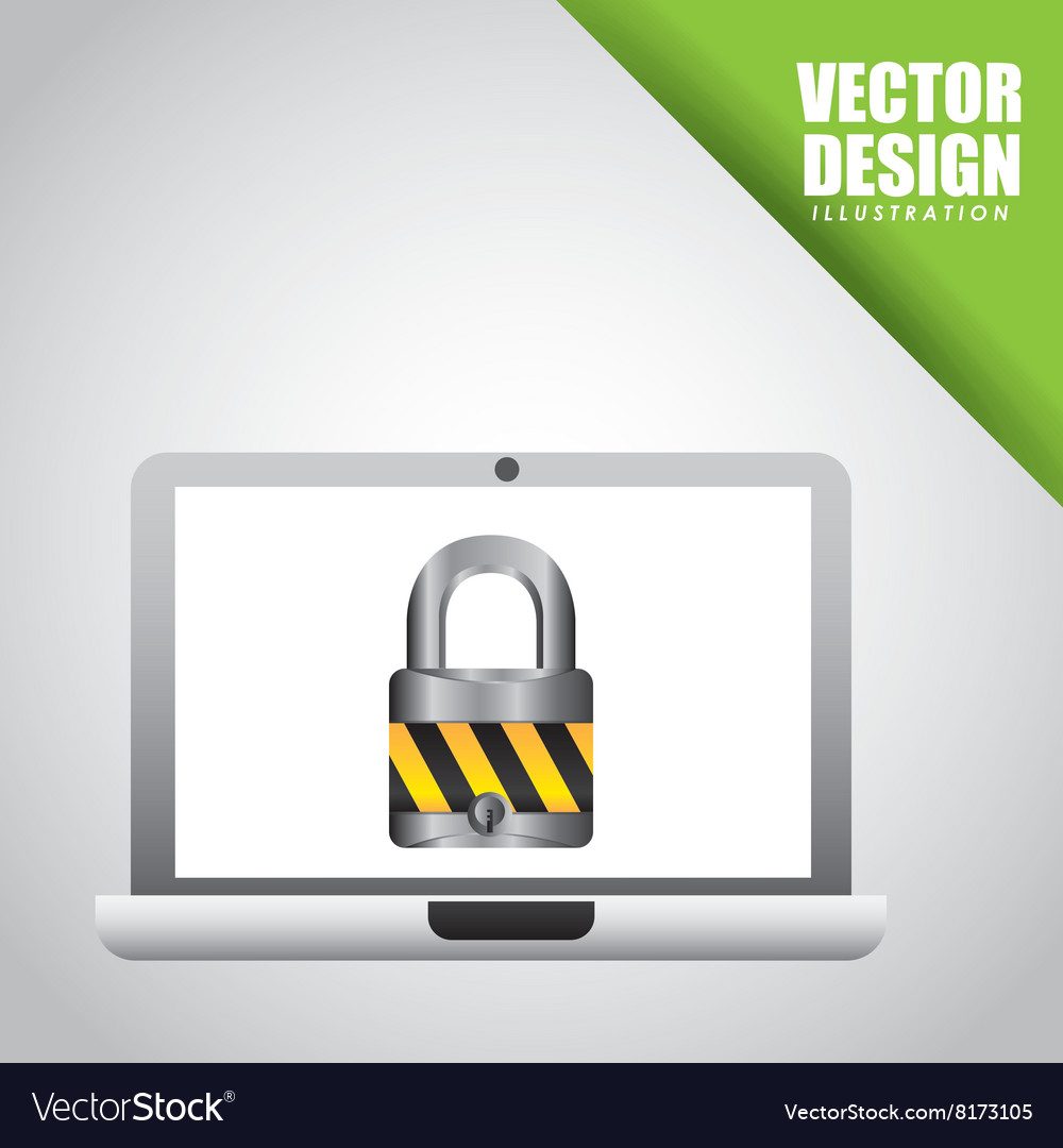 Security system design Royalty Free Vector Image