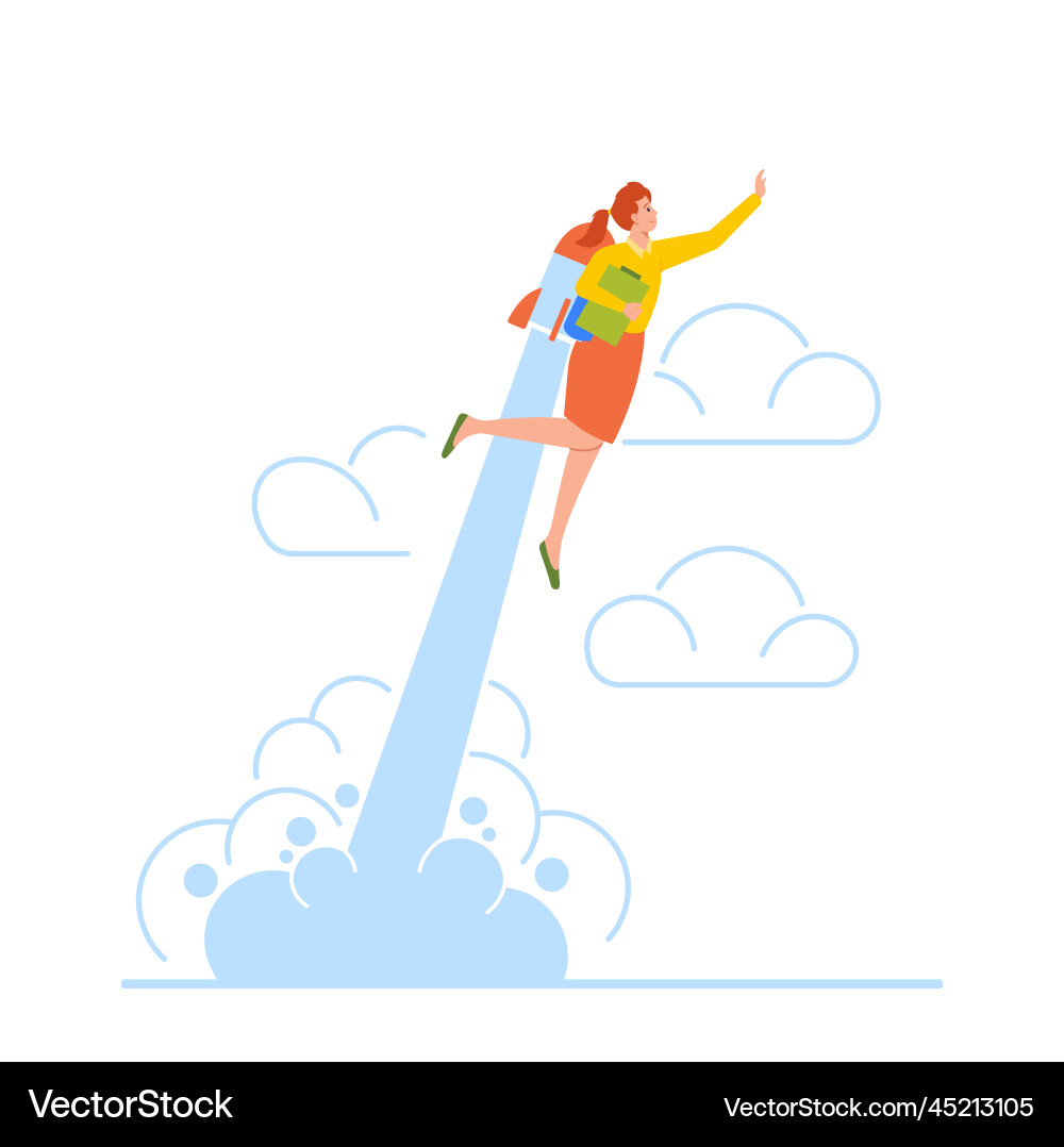 Working success start up goal achievement Vector Image
