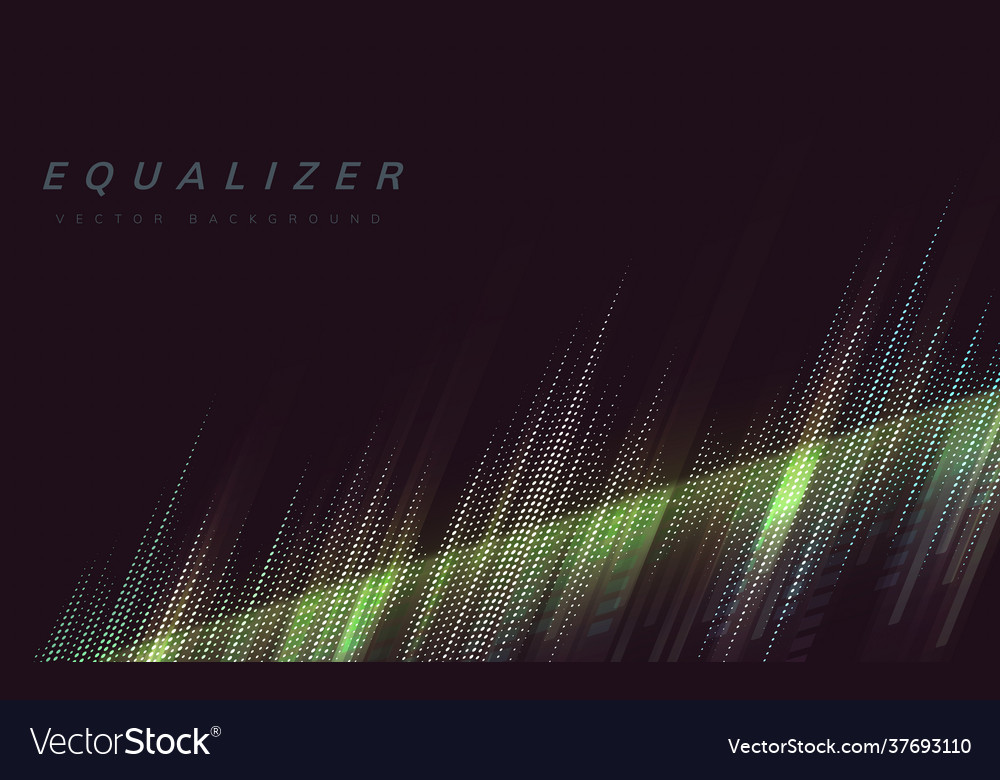 Equalizer lights background Royalty Free Vector Image