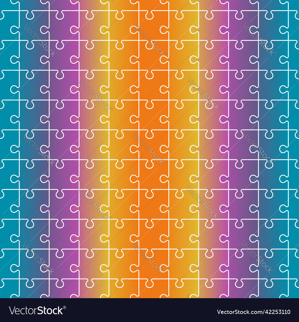 Jigsaw puzzle seamless pattern Royalty Free Vector Image Jigsaw puzzle seamless pattern Royalty Free Vector Image