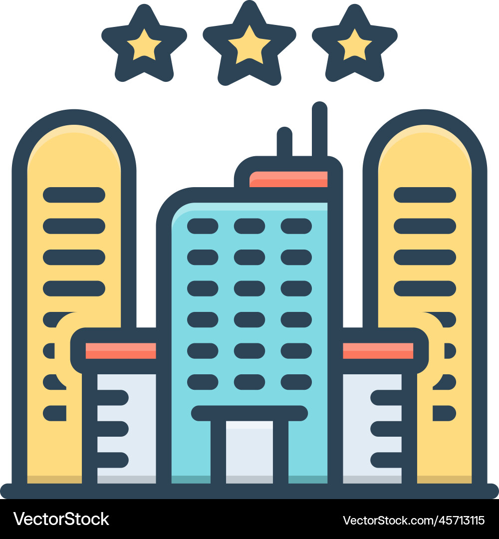 Hotels Royalty Free Vector Image - VectorStock