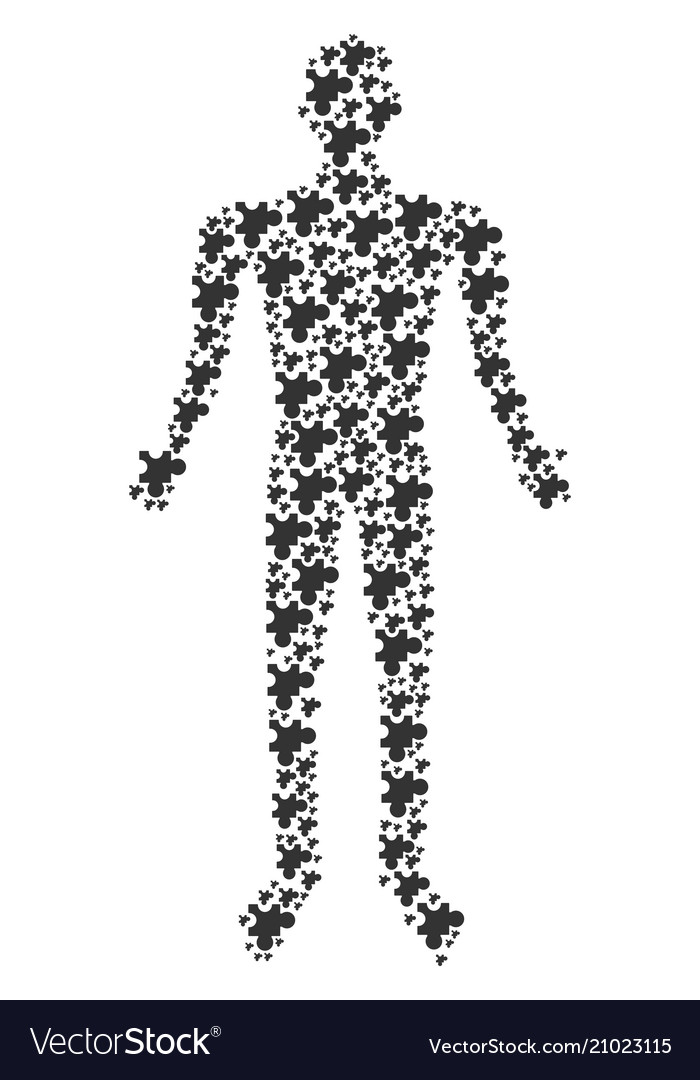 Plugin human figure Royalty Free Vector Image - VectorStock