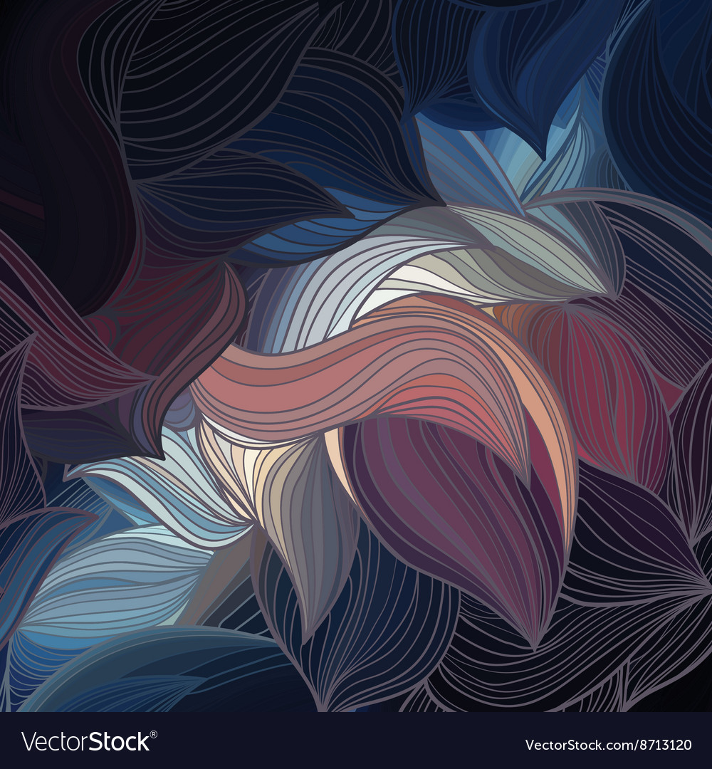 Abstract hand-drawn wave pattern Royalty Free Vector Image Abstract hand-drawn wave pattern Royalty Free Vector Image