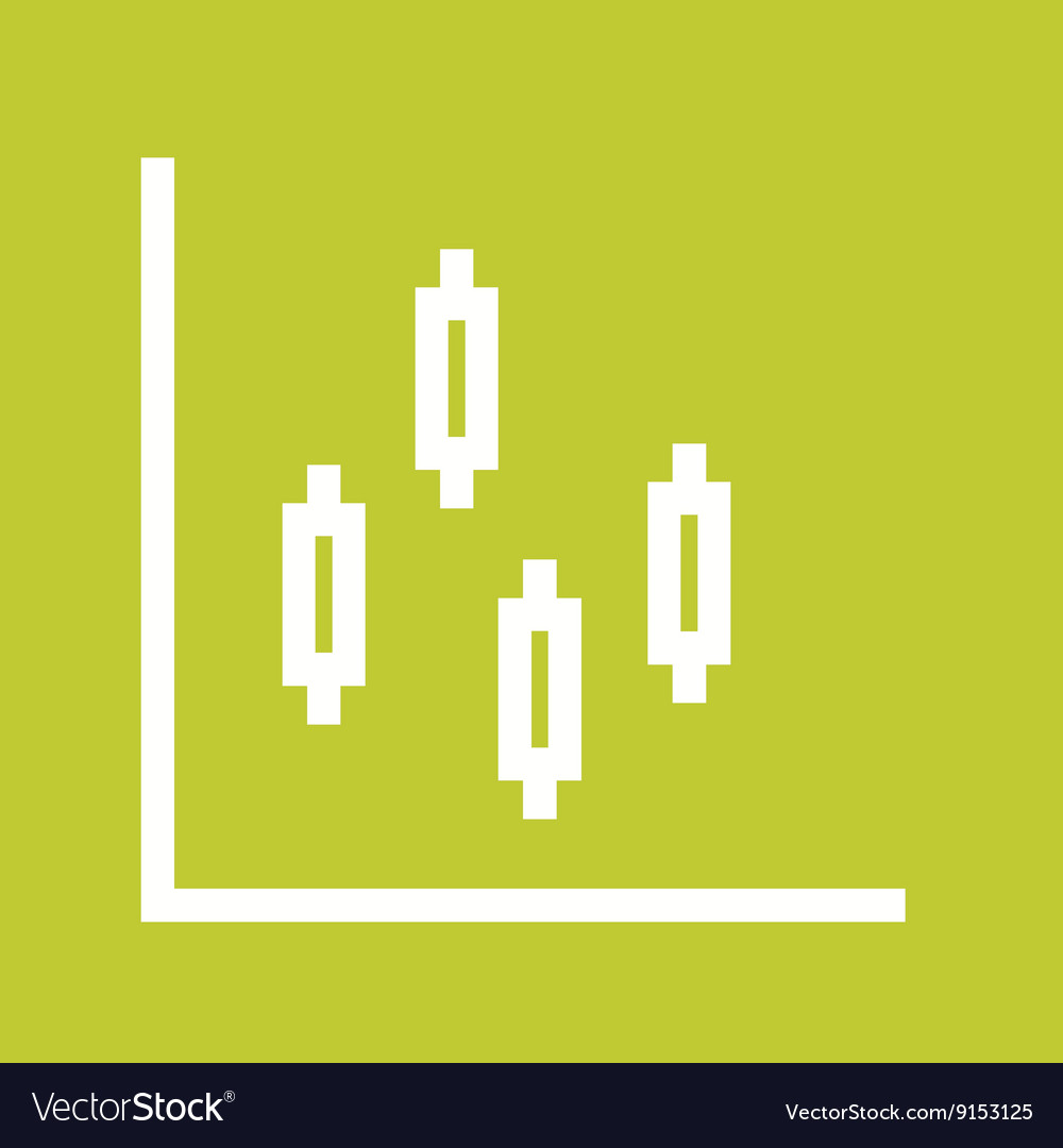 Candlestick chart Royalty Free Vector Image - VectorStock