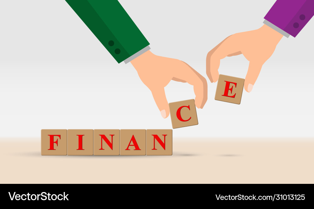 Concept financial growth or success Royalty Free Vector
