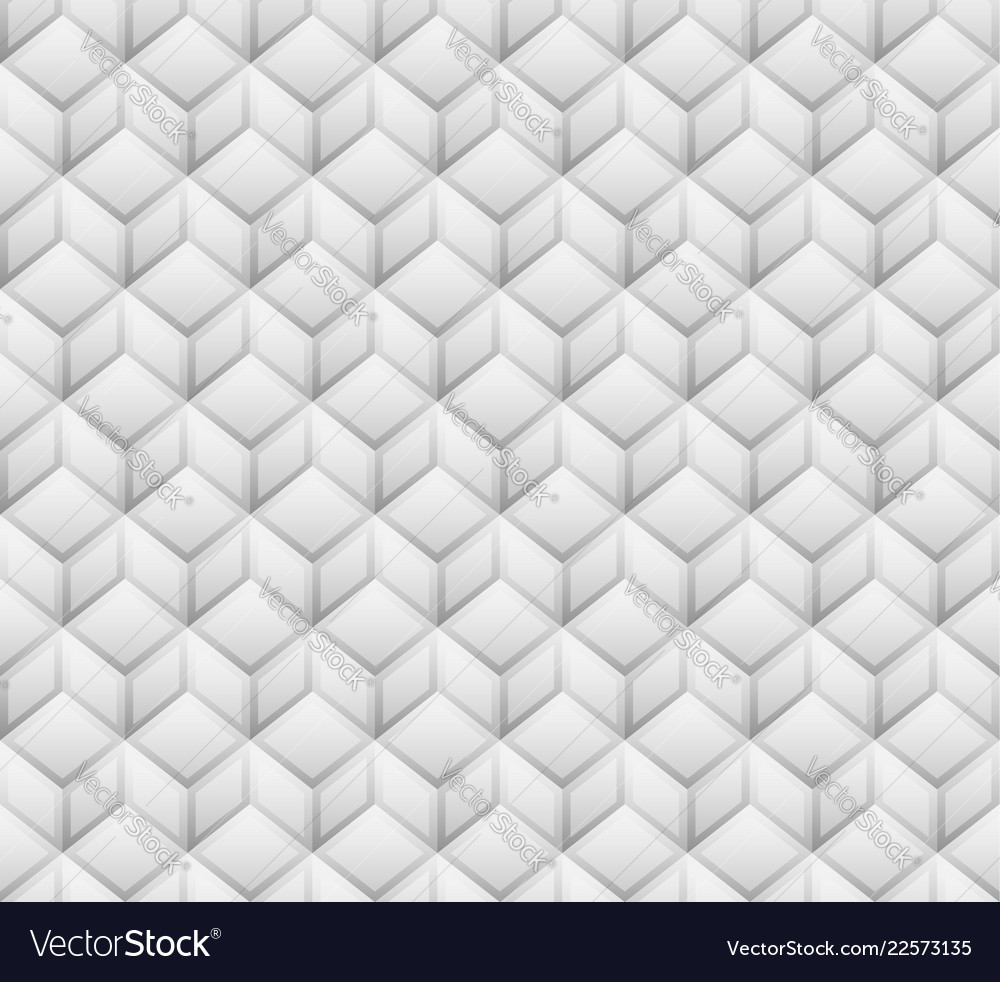 3d cubes seamless repeatable pattern art Vector Image