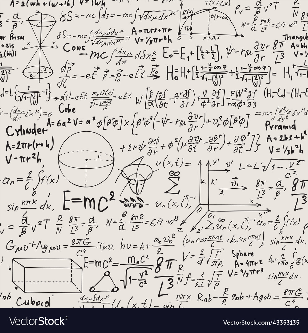 Abstract seamless pattern with black handwritten Vector Image