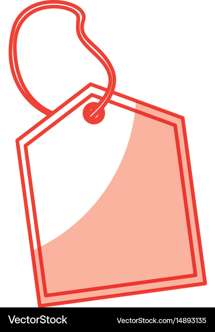 Commercial tag hanging icon Royalty Free Vector Image