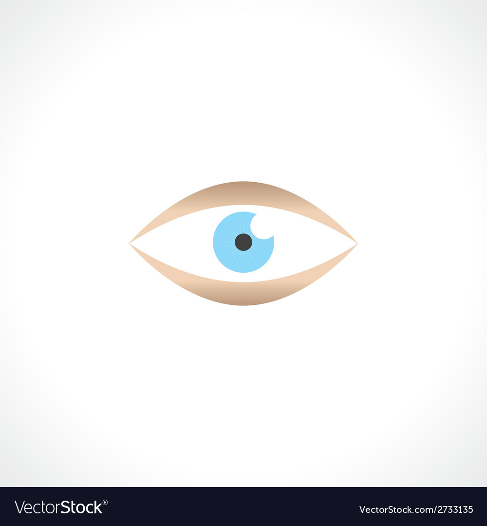 Human eye Royalty Free Vector Image - VectorStock