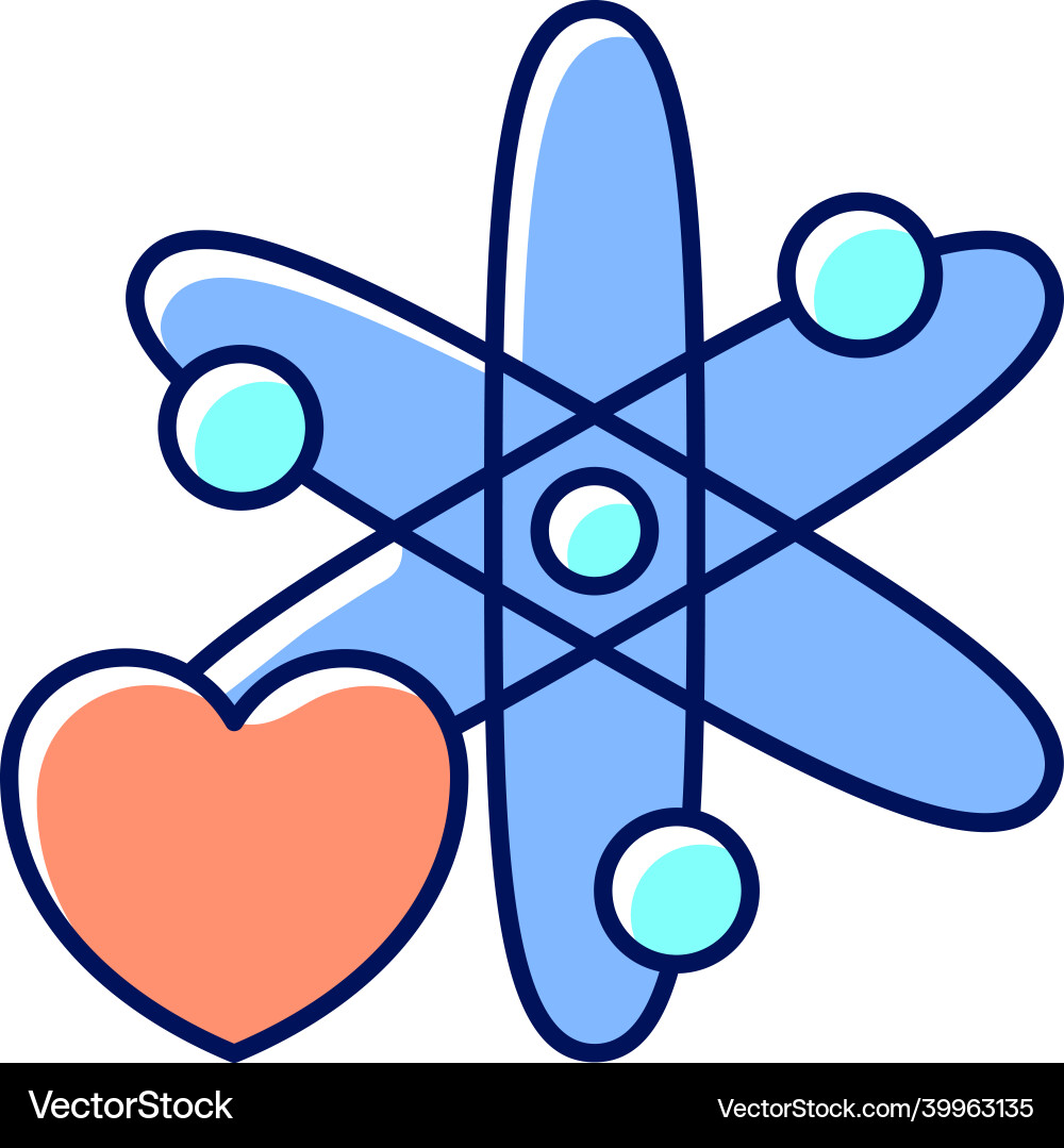 Interest in science rgb color icon Royalty Free Vector Image
