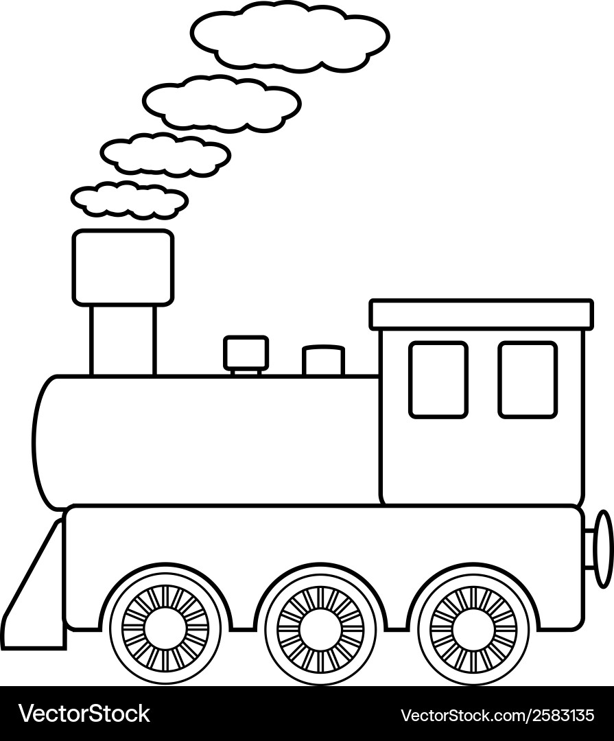 Locomotive sign Royalty Free Vector Image - VectorStock