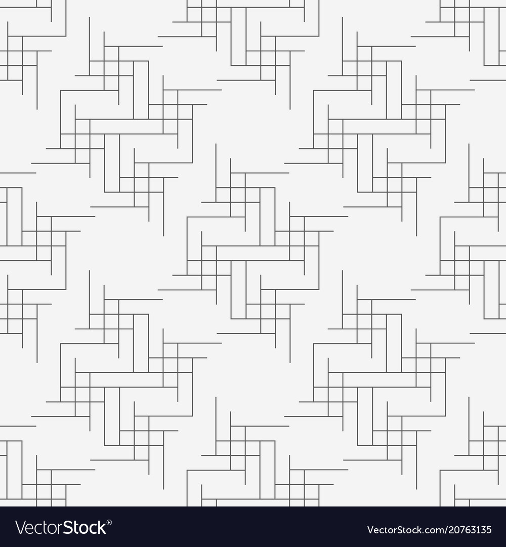 Seamless geometric line grid cubes pattern Vector Image