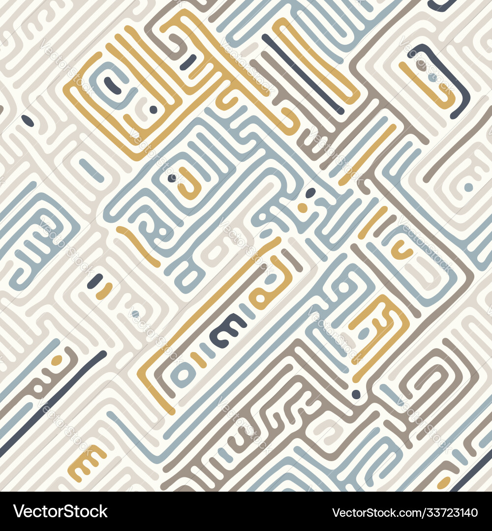 Abstract organic background natural maze Vector Image