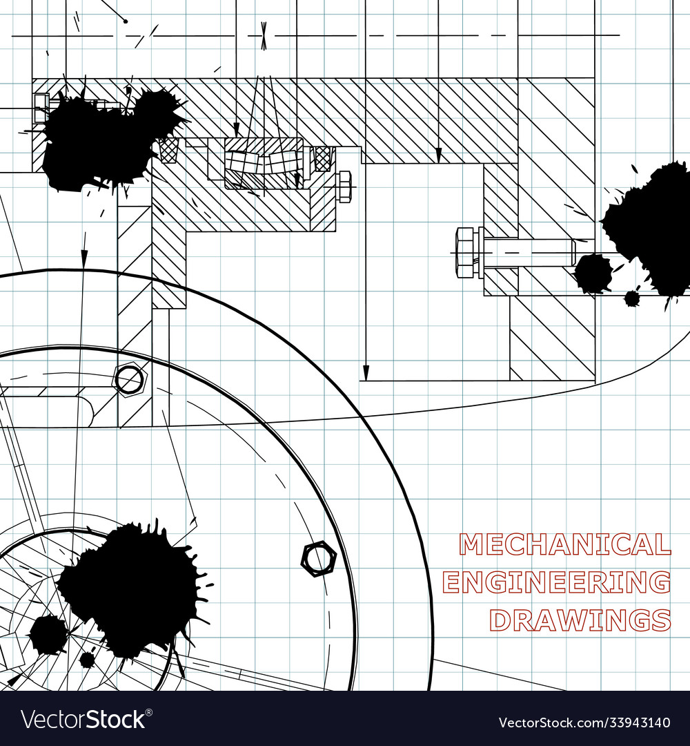 Backgrounds engineering subjects technical Vector Image