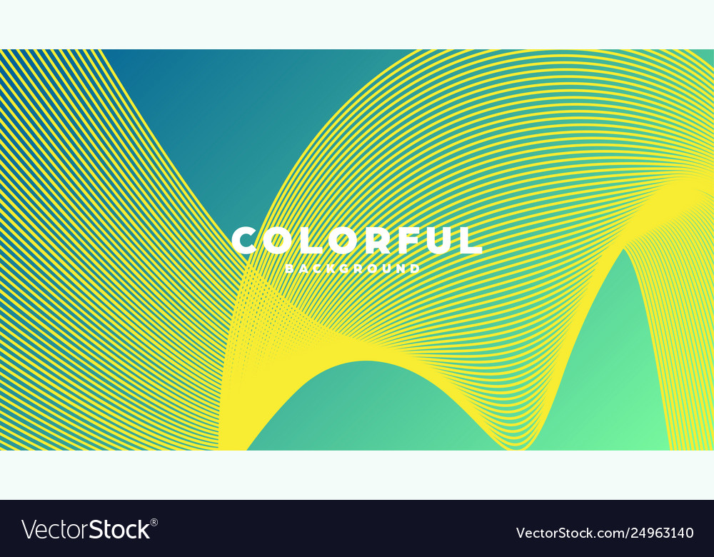 Modern minimal colorful abstract background lines Vector Image