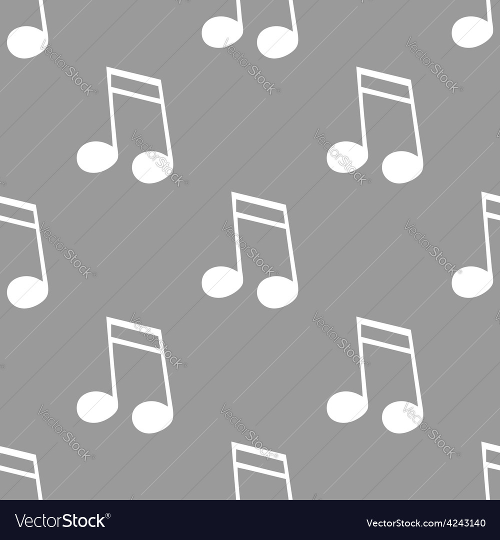 Note seamless pattern Royalty Free Vector Image