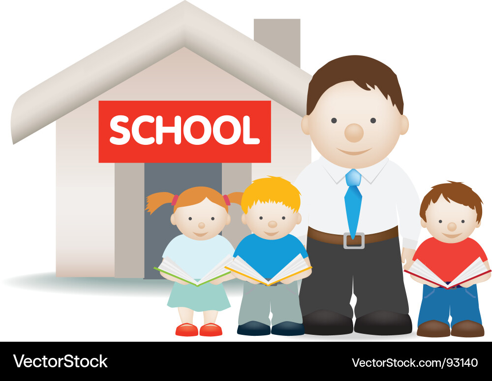School Royalty Free Vector Image - VectorStock