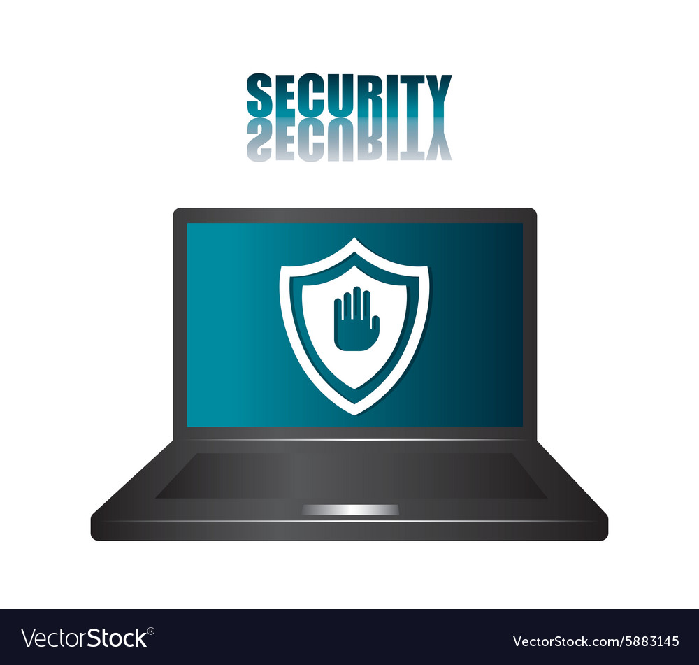 Security system design Royalty Free Vector Image
